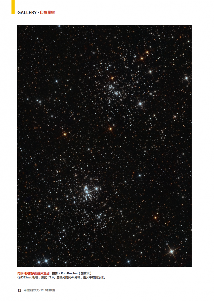 The Double Cluster (2015) - Astrodoc: Astrophotography by Ron Brecher