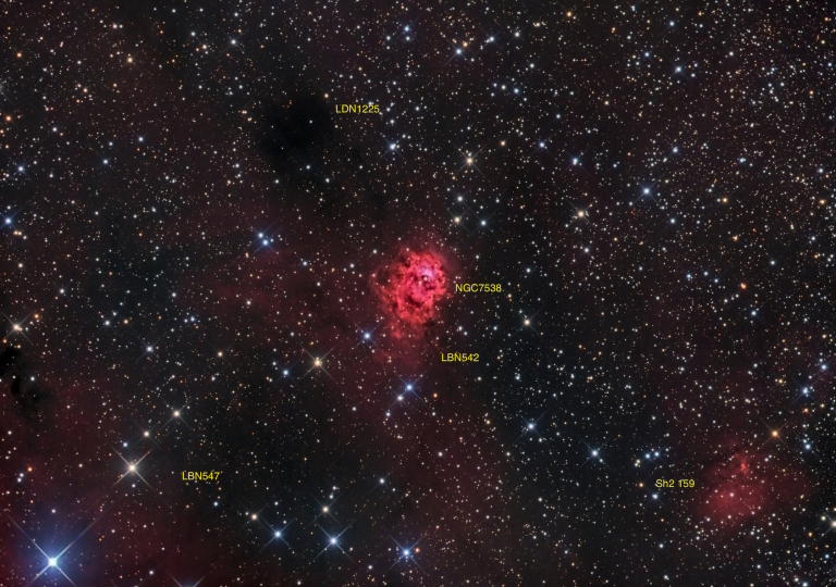 NGC7538 Region - Astrodoc: Astrophotography by Ron Brecher
