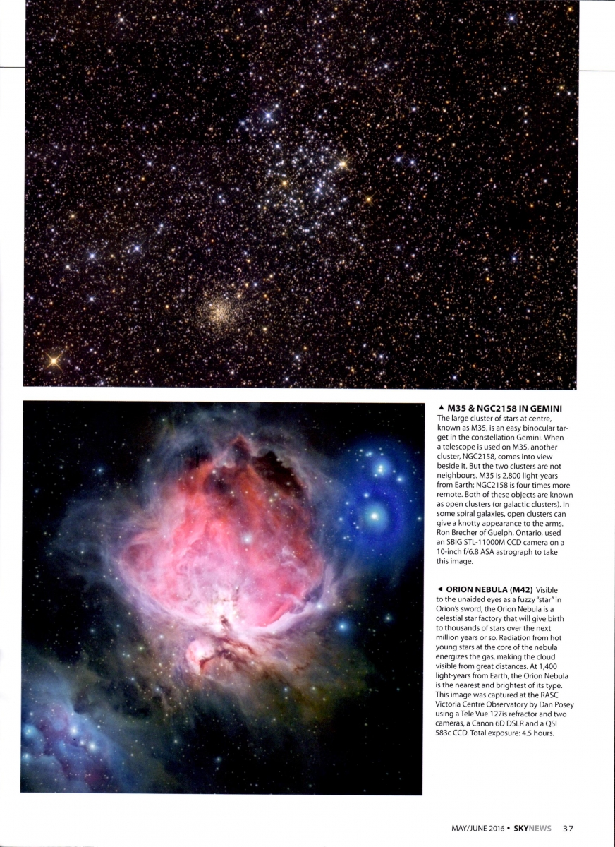 M35 and NGC2158 - Astrodoc: Astrophotography by Ron Brecher