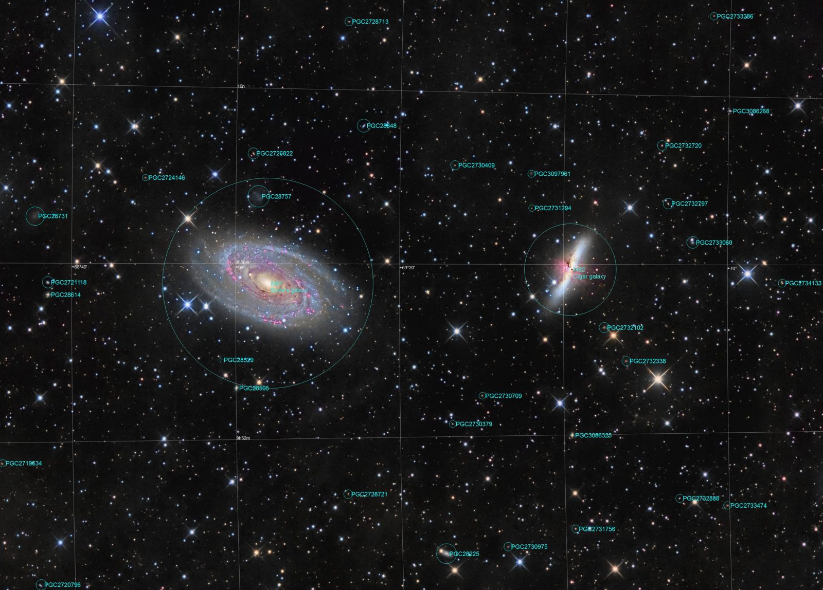M81 and M82 - Astrodoc: Astrophotography by Ron Brecher