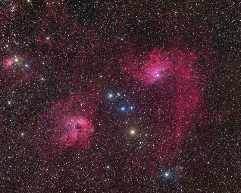 IC 417 in Hubble Palette - Astrodoc: Astrophotography by Ron Brecher