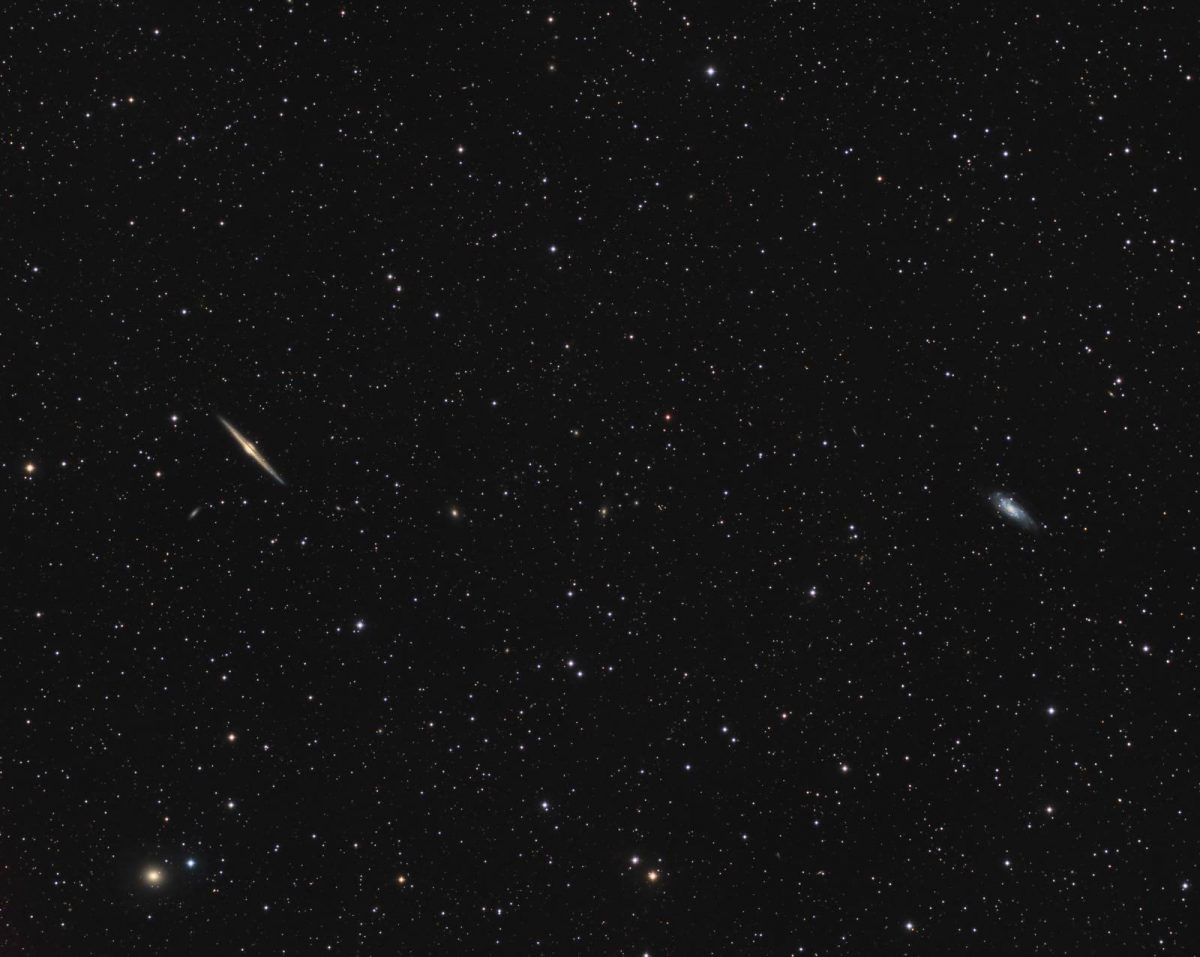 NGC 4565 and NGC 4559 - Astrodoc: Astrophotography by Ron Brecher