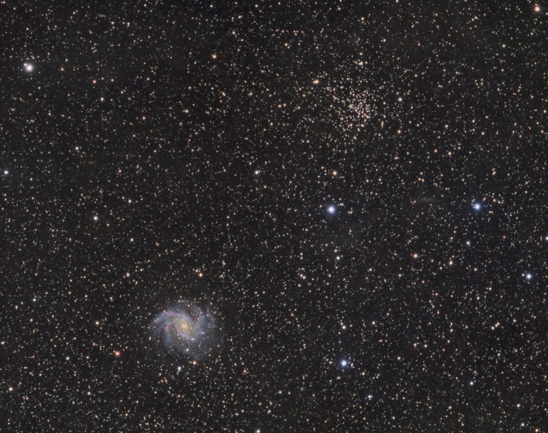NGC 6946 and NGC 6939 - Astrodoc: Astrophotography by Ron Brecher