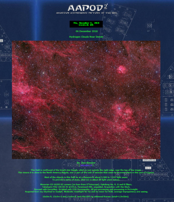 Sharpless 112, 115 and 116 - Astrodoc: Astrophotography by Ron Brecher