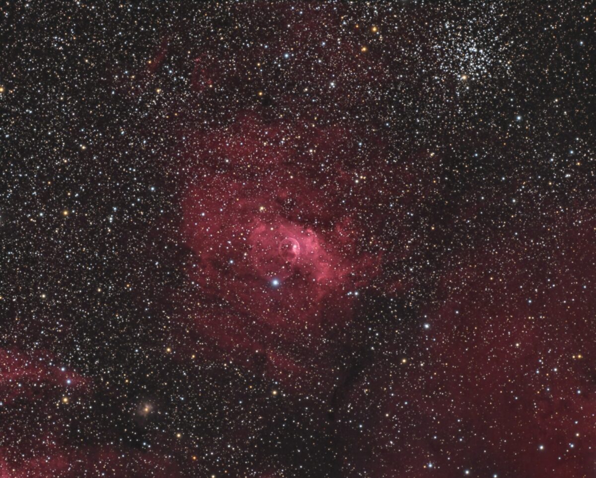The Bubble Nebula - Astrodoc: Astrophotography by Ron Brecher