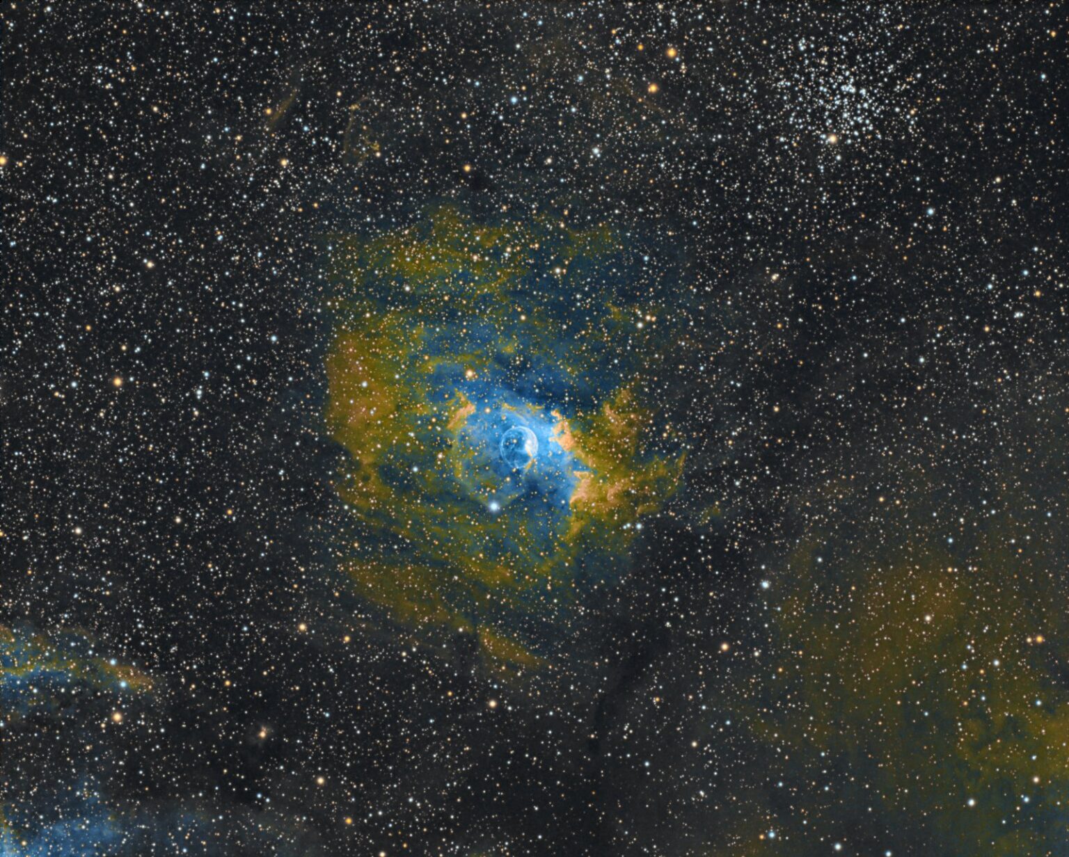 The Bubble Nebula - Astrodoc: Astrophotography by Ron Brecher