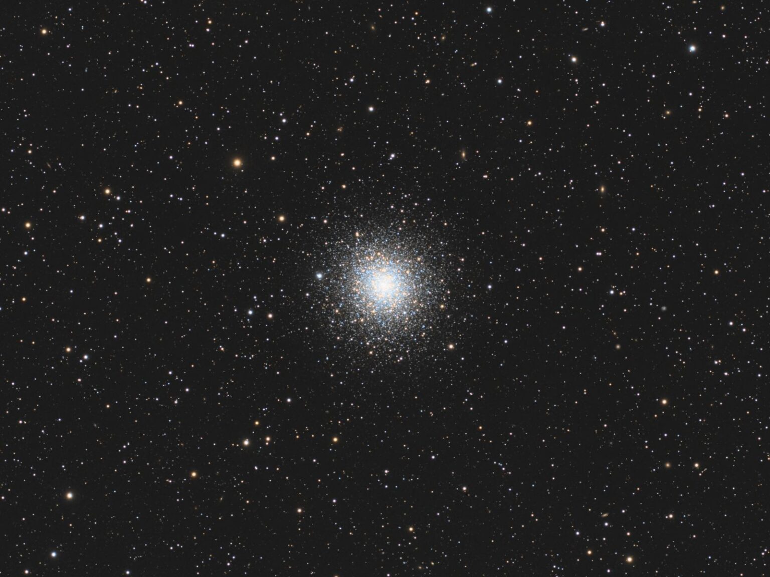 Globular Cluster M92 - Astrodoc: Astrophotography by Ron Brecher
