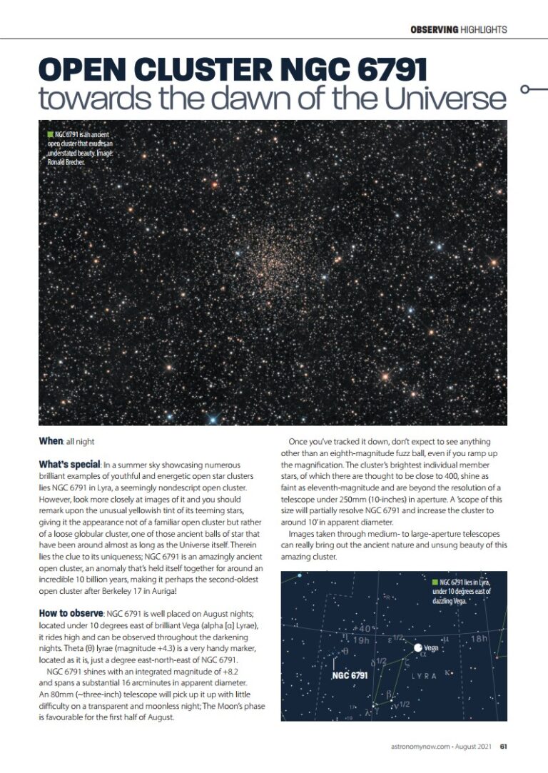 NGC 6791 - Astrodoc: Astrophotography by Ron Brecher