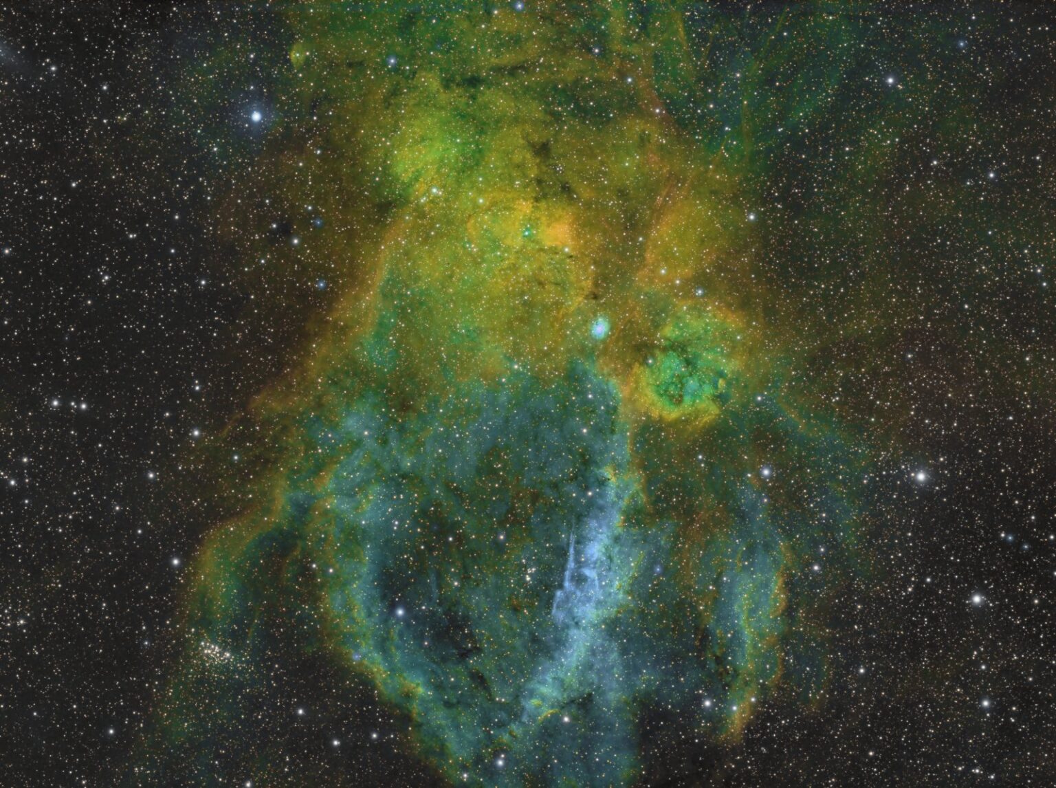The Lobster Claw Nebula - Astrodoc: Astrophotography by Ron Brecher