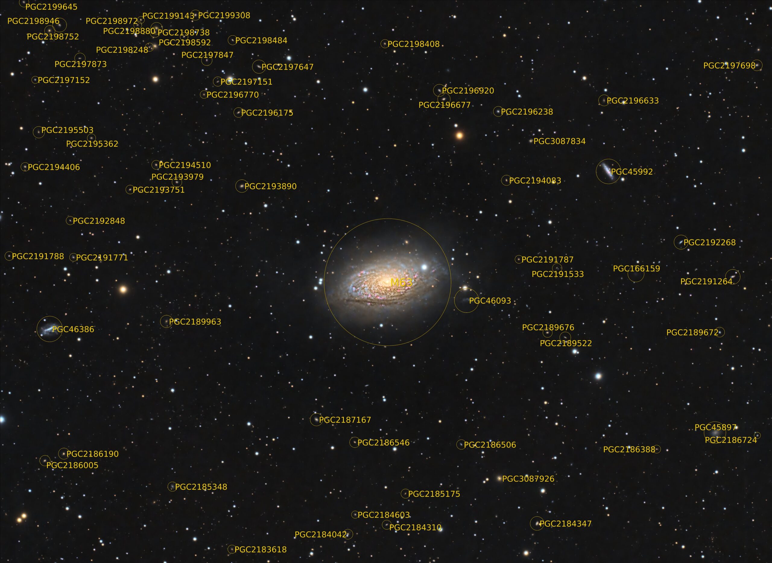 M63, the Sunflower Galaxy - Astrodoc: Astrophotography by Ron Brecher