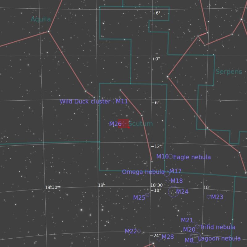 M26 - Astrodoc: Astrophotography by Ron Brecher