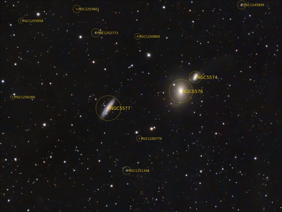 NGC 5566 Galaxy Group - Astrodoc: Astrophotography by Ron Brecher