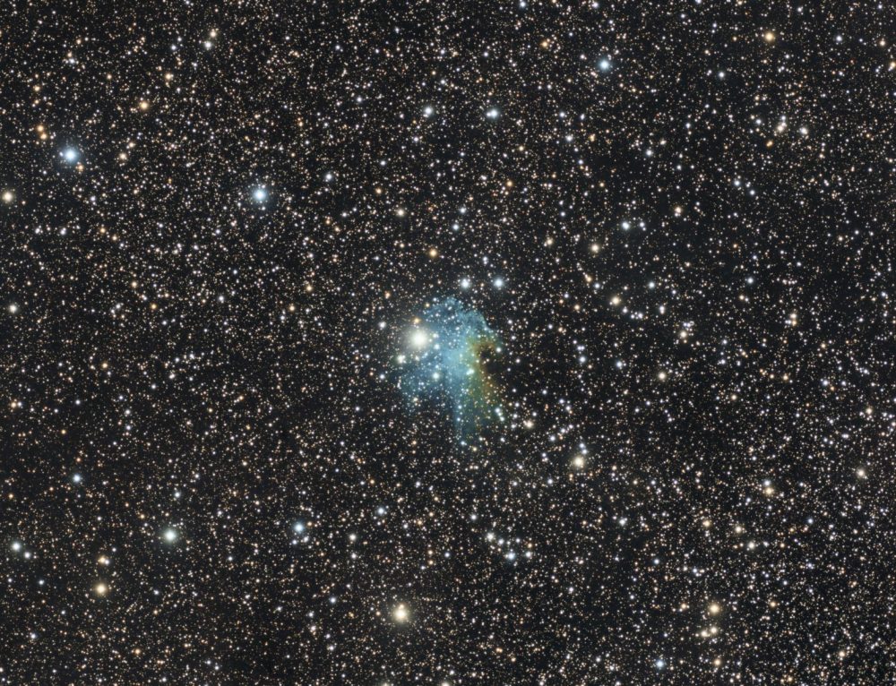 vdB 136, Yellow Reflection Nebula - Astrodoc: Astrophotography by Ron ...