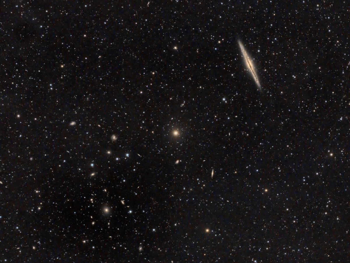 NGC 891 and Friends - Astrodoc: Astrophotography by Ron Brecher