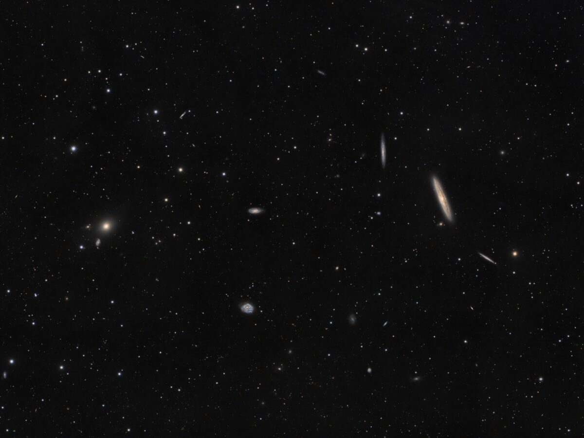 NGC 4216 and Friends - Astrodoc: Astrophotography by Ron Brecher