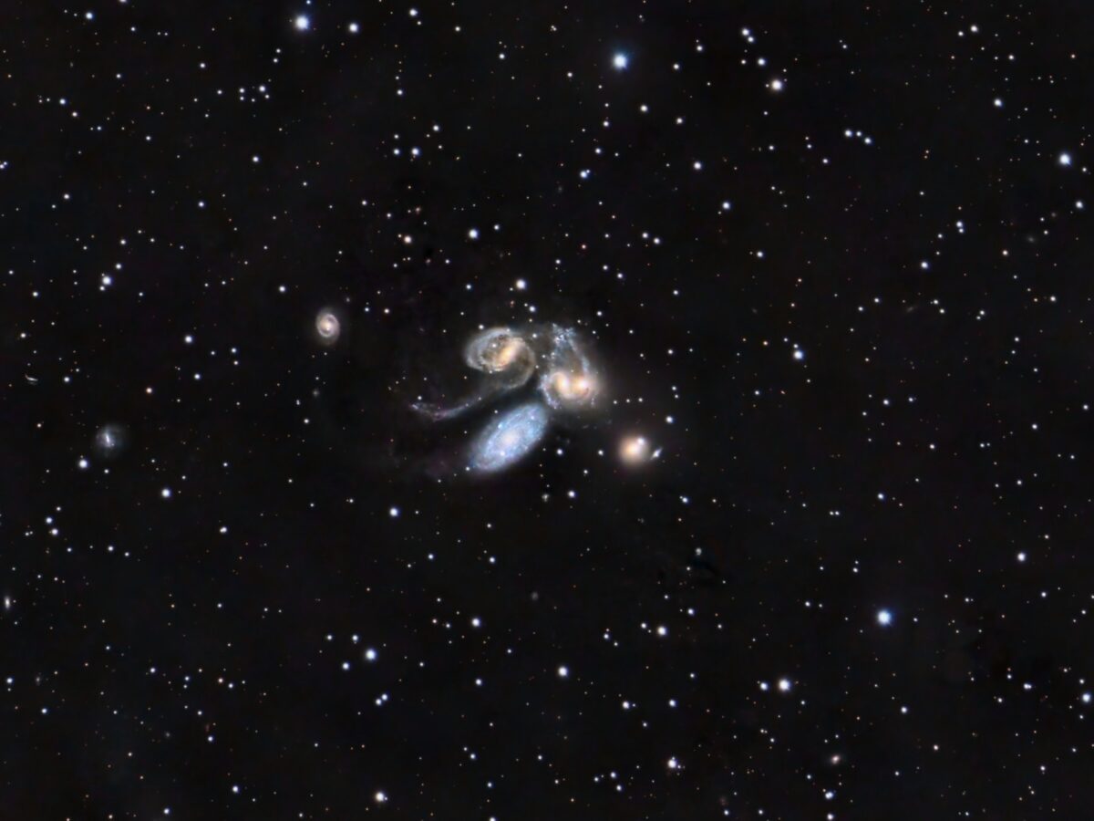 Stephan's Quintet - Astrodoc: Astrophotography by Ron Brecher