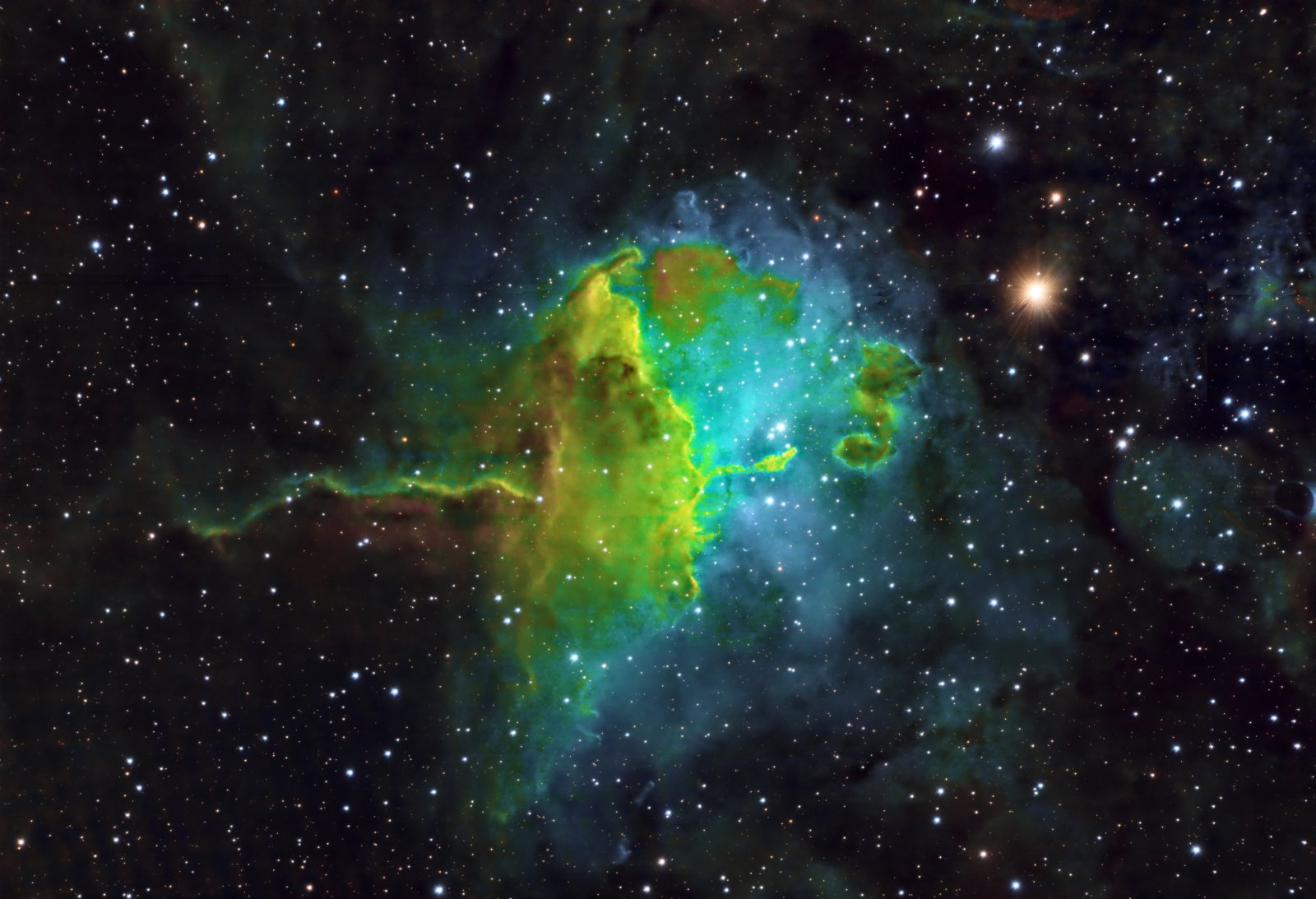 IC 417, The Spider Nebula - Astrodoc: Astrophotography by Ron Brecher