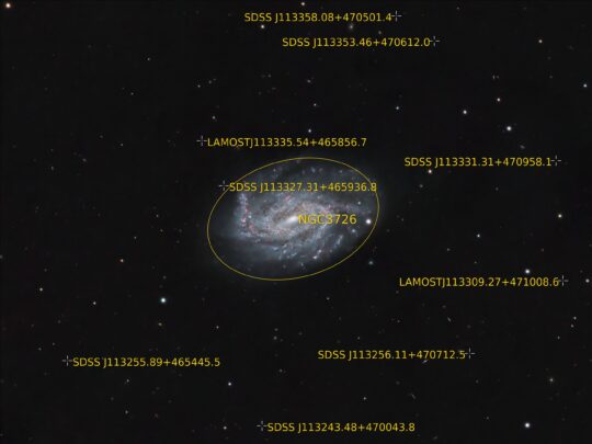 NGC 3726 - Astrodoc: Astrophotography by Ron Brecher