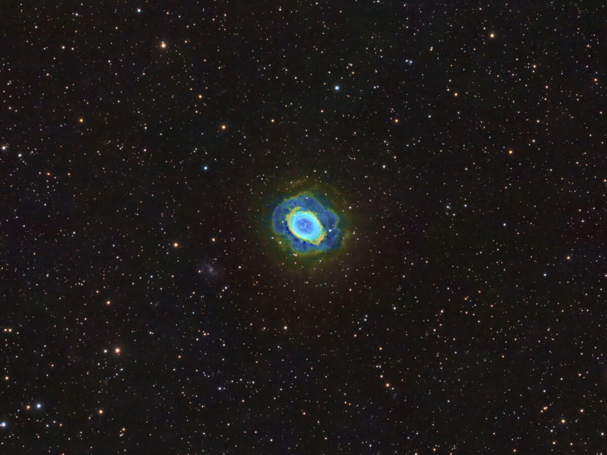 M57, the Ring Nebula - Astrodoc: Astrophotography by Ron Brecher