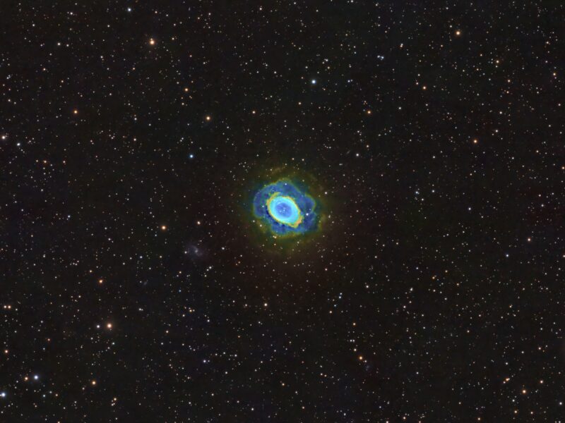 M57, the Ring Nebula - Astrodoc: Astrophotography by Ron Brecher