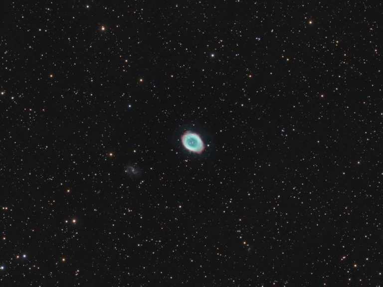 M57, the Ring Nebula - Astrodoc: Astrophotography by Ron Brecher