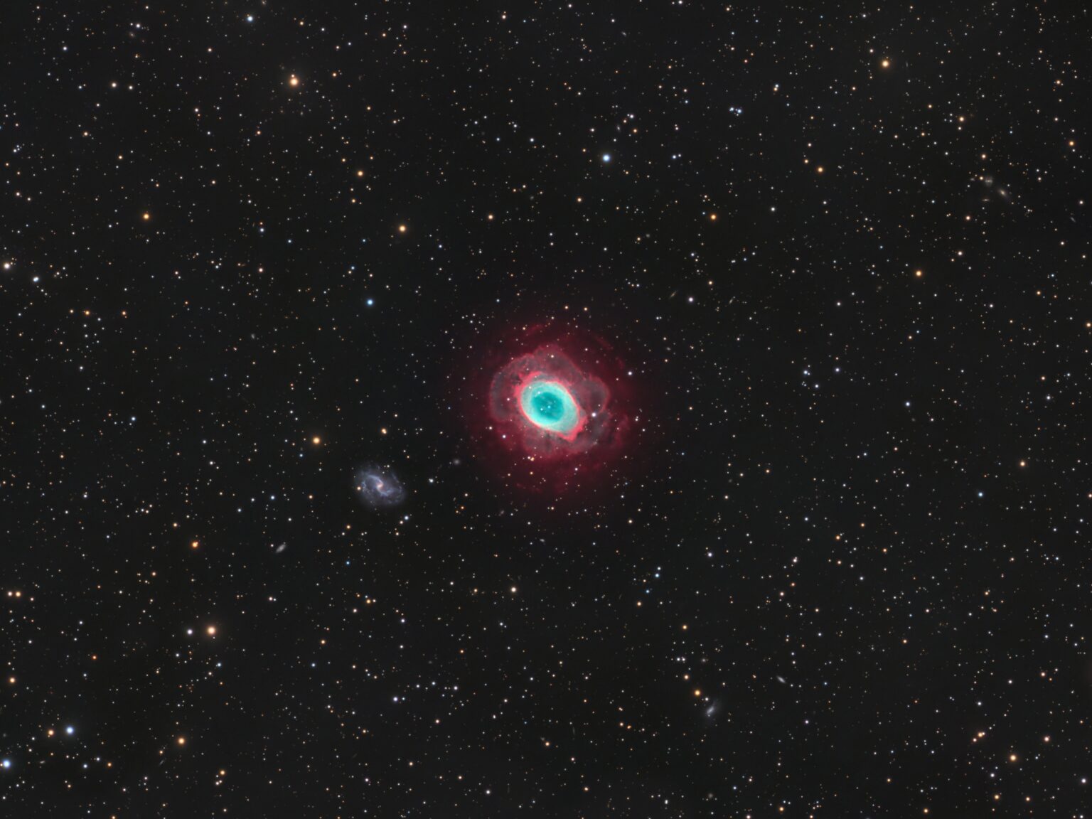 M57, the Ring Nebula - Astrodoc: Astrophotography by Ron Brecher