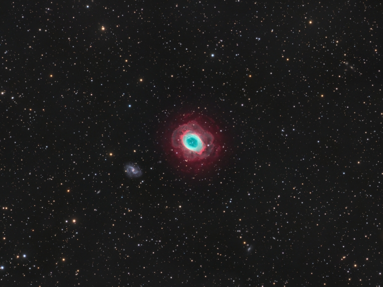 M57, the Ring Nebula - Astrodoc: Astrophotography by Ron Brecher