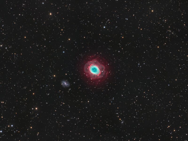 M57, the Ring Nebula - Astrodoc: Astrophotography by Ron Brecher