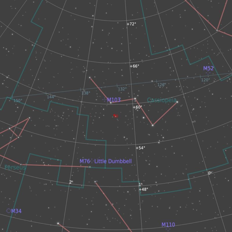 NGC 457 - The Owl Cluster - Astrodoc: Astrophotography by Ron Brecher